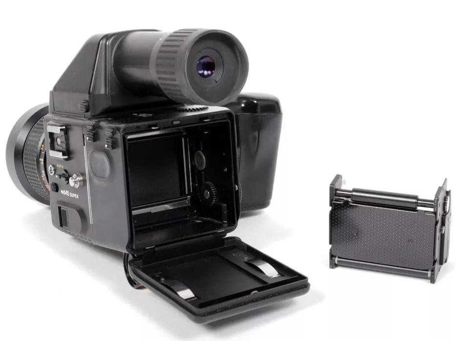 Mamiya M645 Super 6X4.5 medium format camera w/45mm+150mm + Mamiya M645 Super 6X4.5 medium format camera w/45mm+150mm +